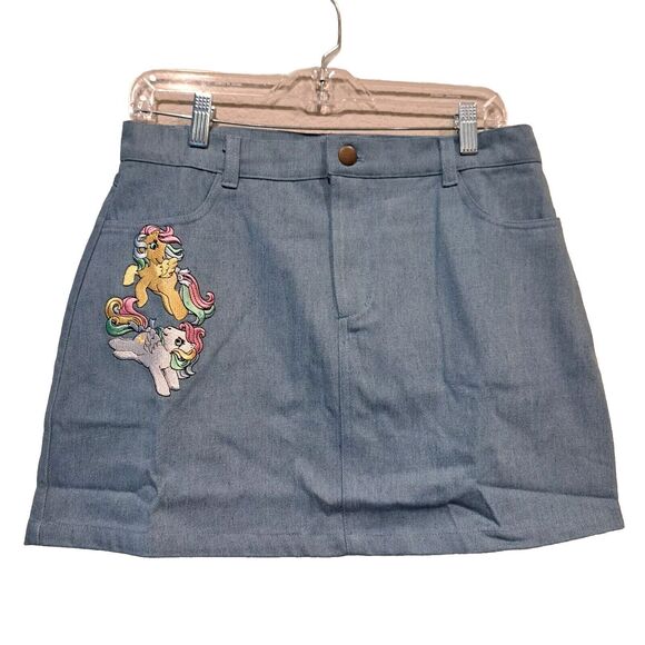 Unique Vintage | Skirts | Unique Vintage X My Little Pony Denim Jean ...